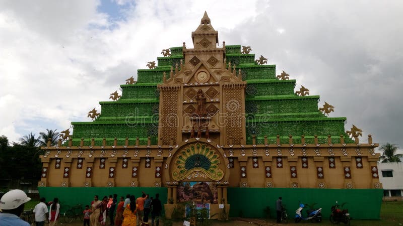 Pujo wbg editorial stock image. Image of temple, durga - 78740889