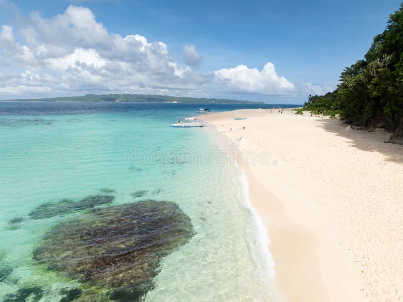 Puka Shell Beach. Boracay, Philippines. Stock Photo - Image of summer ...