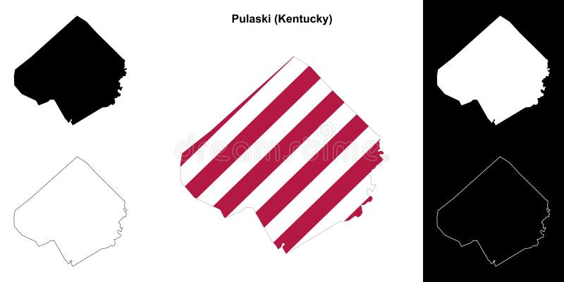 Pulaski outline map stock vector. Illustration of virginia - 323912559 Pulaski outline map stock vector. Illustration of virginia - 323912559