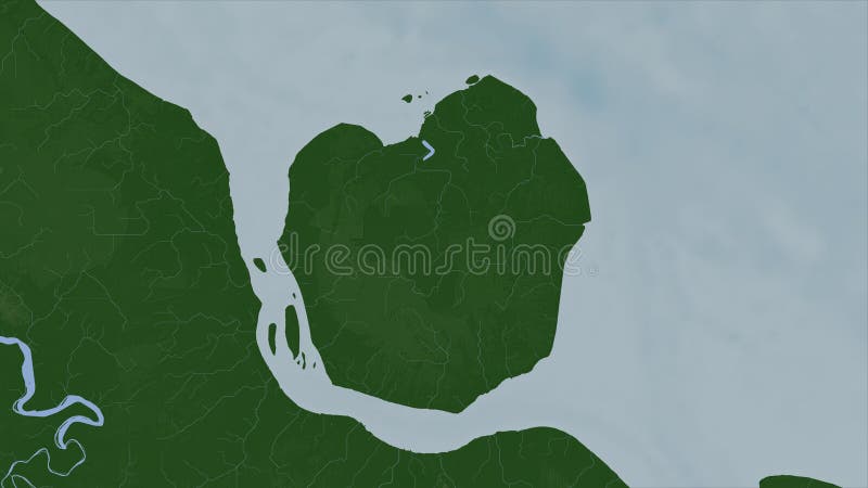 Pulau Rupat. Indonesia. Physical Stock Illustration - Illustration of ...