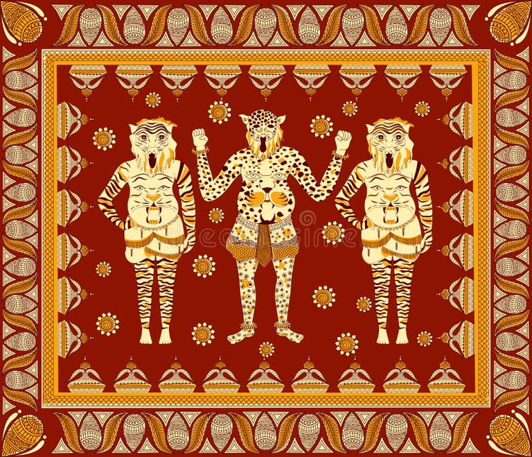 Pulikali Stock Illustrations – 101 Pulikali Stock Illustrations ...