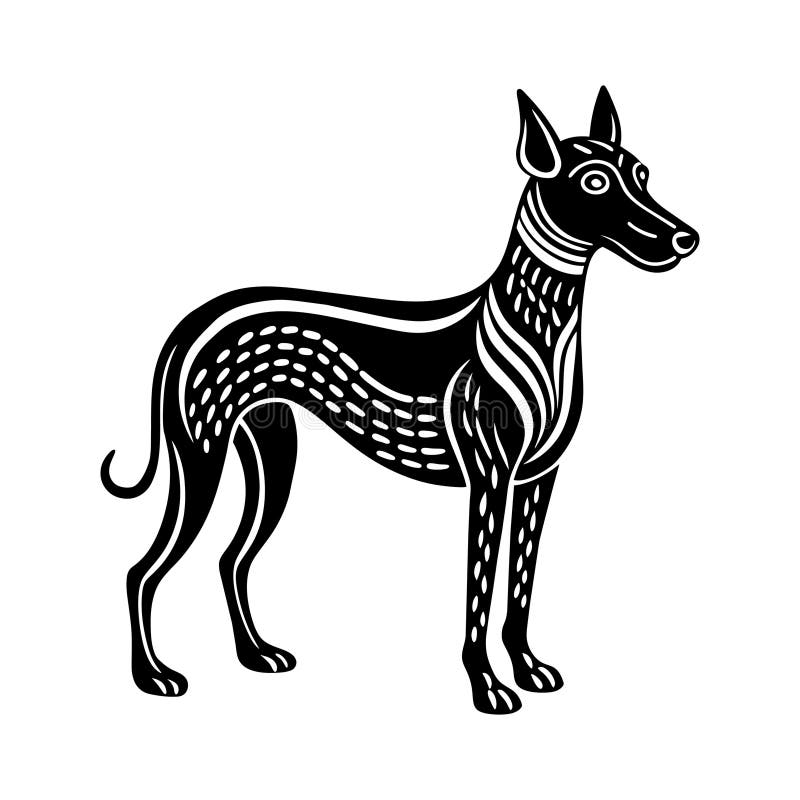 Pulik graphic vector EPS stock vector. Illustration of retro - 306434154