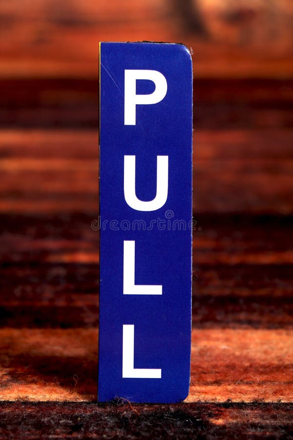 Pull stock image. Image of wooden, shot, spelled, capital - 139884021