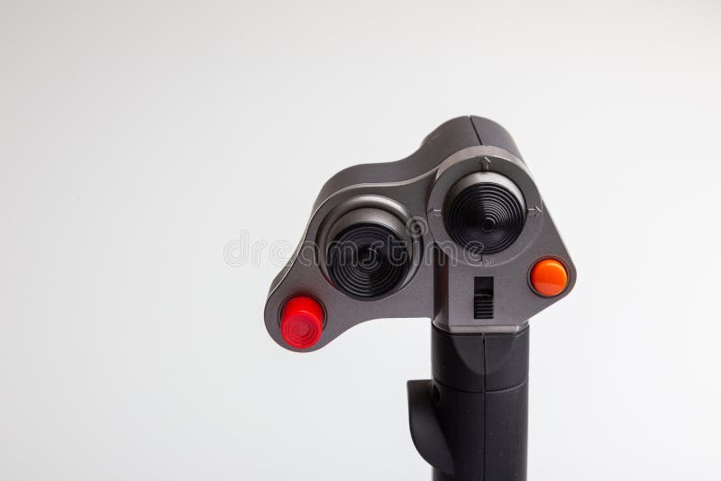 A Fighter Aircraft Control Column Game Controller Stock Image - Image ...