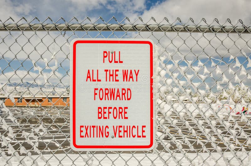 Pull Forward Sign stock photo. Image of traffic, sign - 92274492