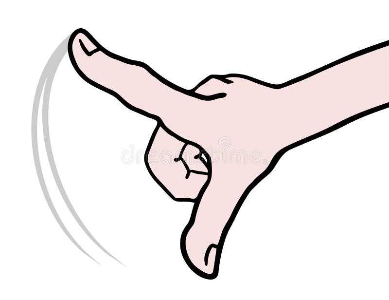 Pull hand stock vector. Illustration of finger, aggression - 236113201