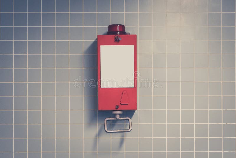 Pull Handle - Emergency Break / Fire Alarm Stock Image - Image of safe ...