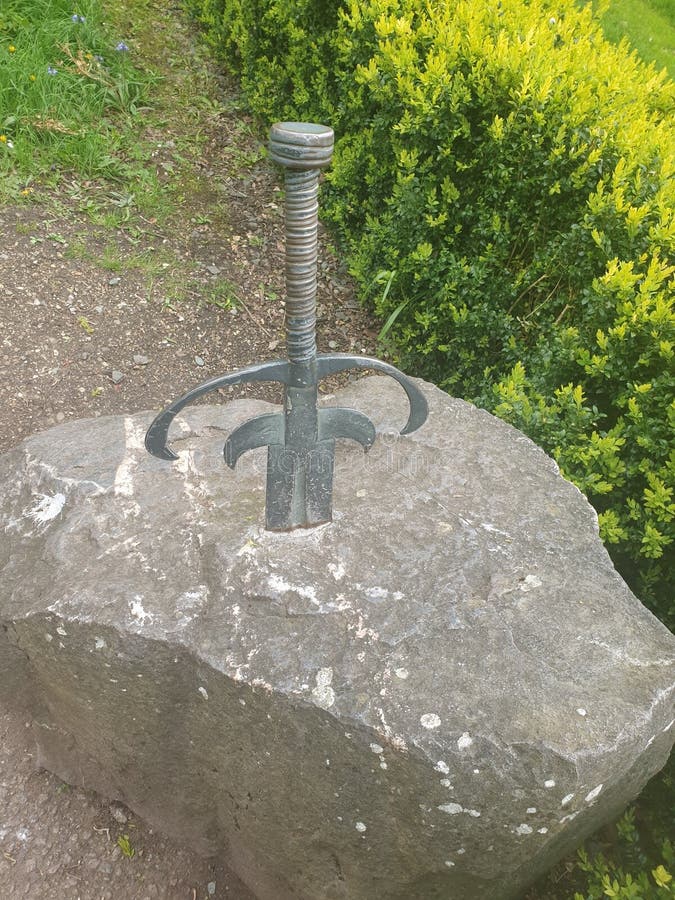 Pull Out the Sword and You Will Be King Editorial Image - Image of rock ...