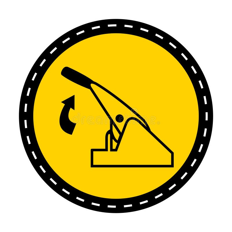 Pull Parking Brake Symbol Sign Isolate on White Background,Vector ...
