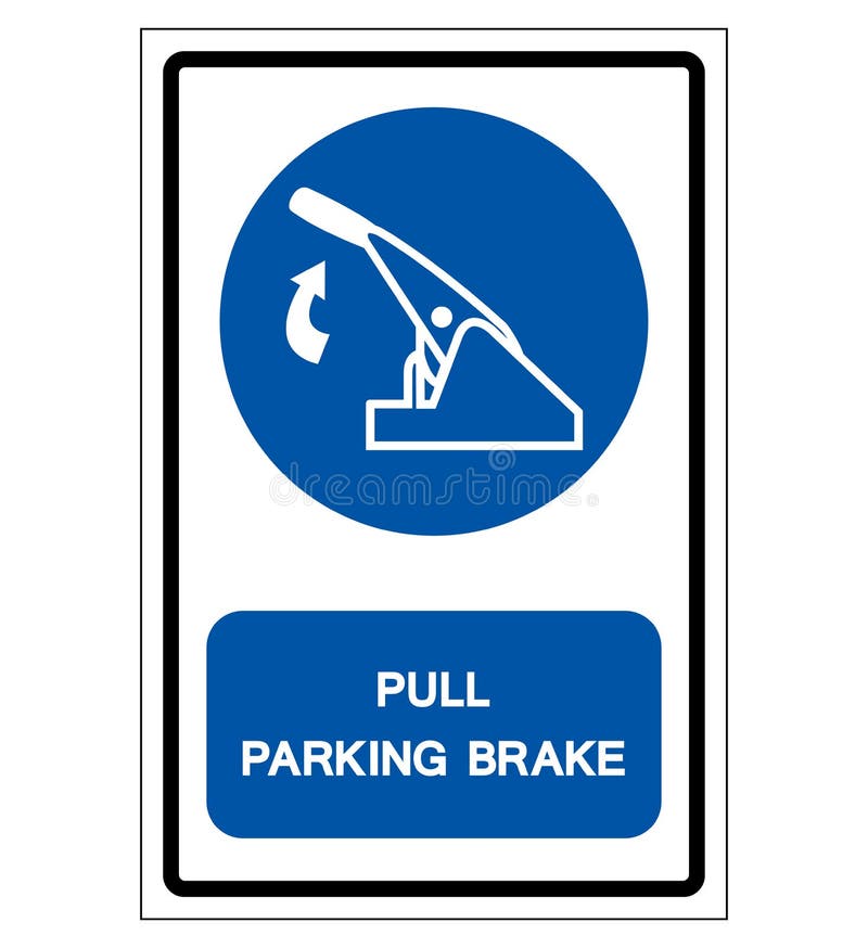 Parking Brake Icon Vector. Trendy Flat Parking Brake Icon from ...