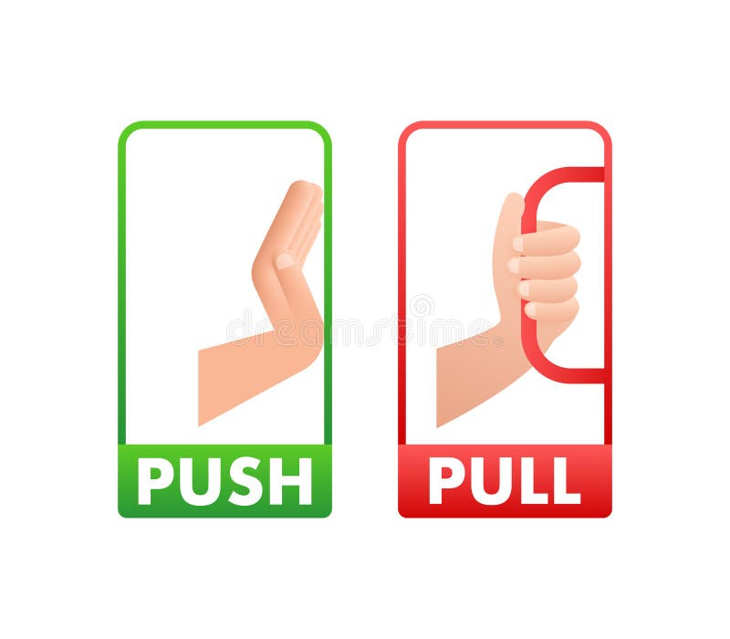 Push Pull Icon Stock Illustrations – 886 Push Pull Icon Stock ...
