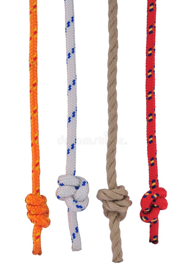 Pull the right rope stock image. Image of knotted, stopper - 15570885