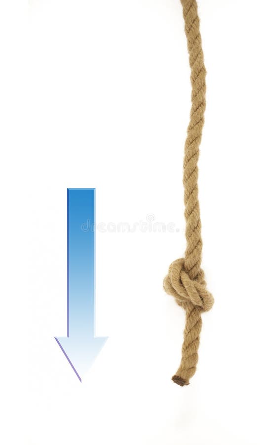 Pull the rope stock photo. Image of knot, pull, arrow - 7402868