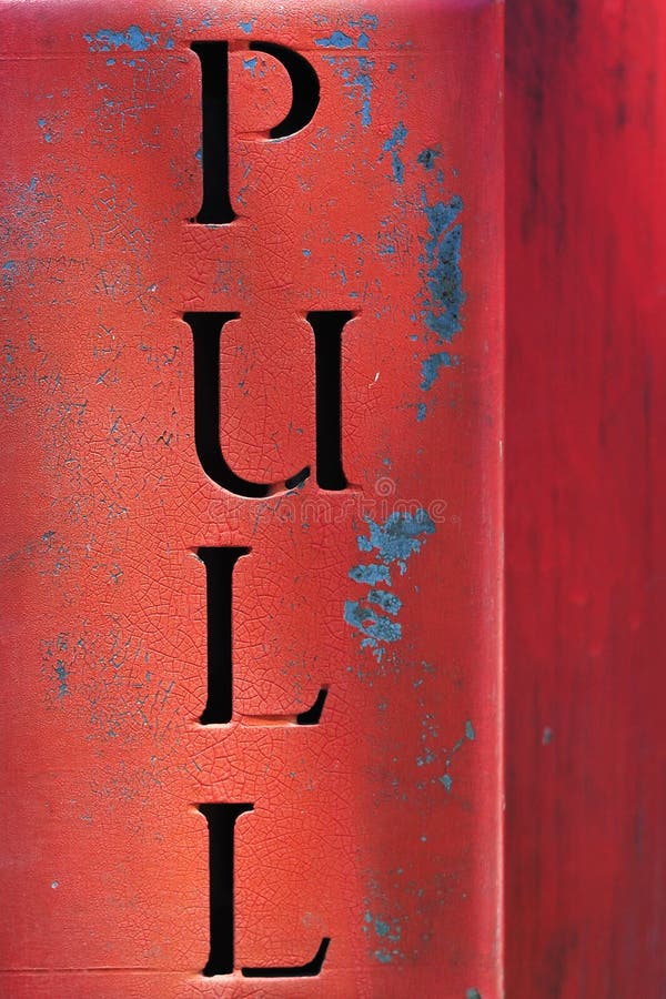 Pull sign stock image. Image of closeup, pull, handle - 42566139