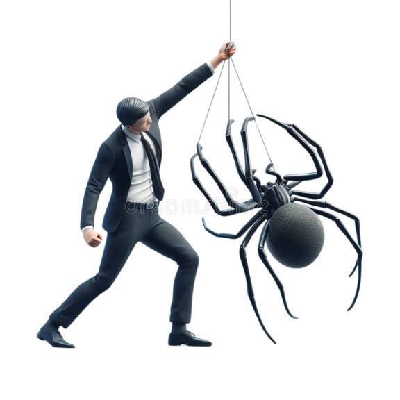 Person holding a spider stock illustration. Illustration of holding ...