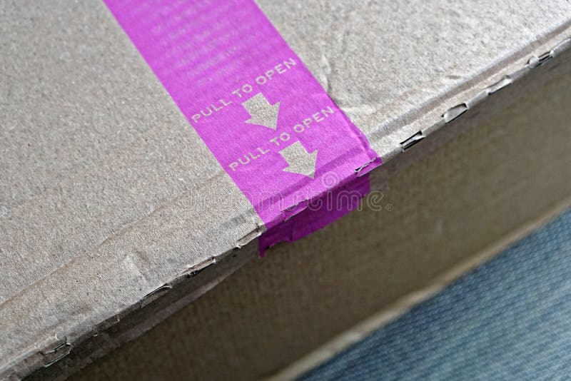 Easy open strip box stock image. Image of shipping, transport - 205300773