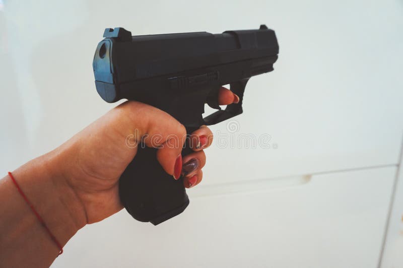 117 Hand Holding Semi Automatic Pistol Stock Photos - Free & Royalty ...