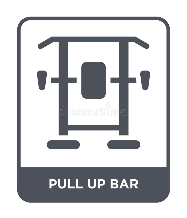 Pull Up Bar Icon in Trendy Design Style. Pull Up Bar Icon Isolated on ...
