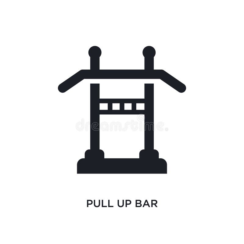 Pull Up Bar Isolated Icon. Simple Element Illustration from Gym ...