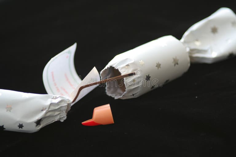 Pulled Cracker stock image. Image of celebrate, winter - 355421