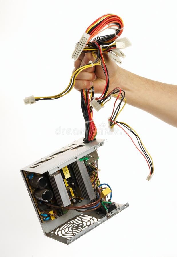 Electrical Box With Wires Hanging Out Stock Photo - Image of ...