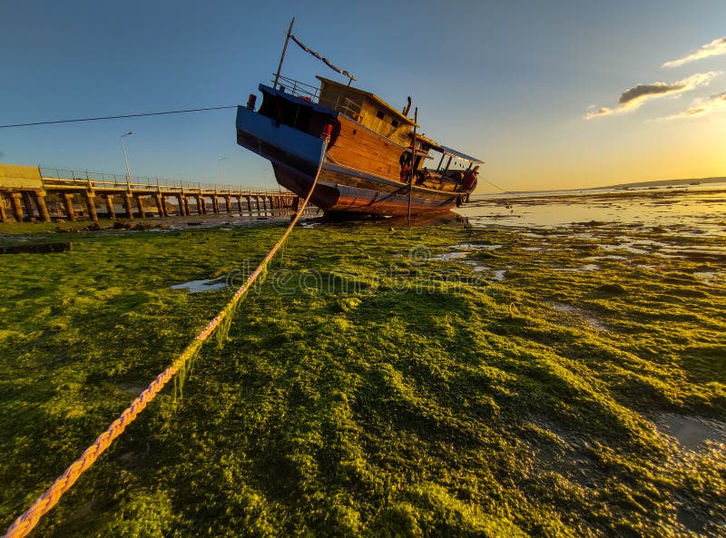 Pulled Over for a while Waiting for the Right Moment To Set Sail Stock ...