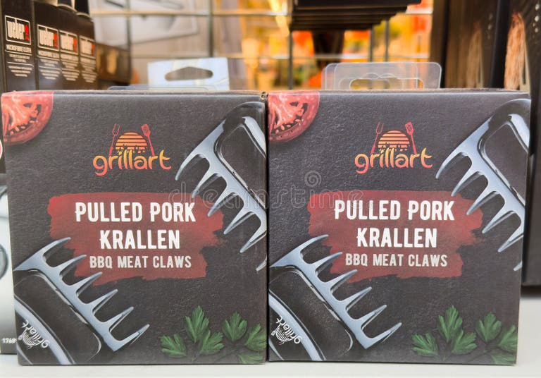 Pulled Pork Claws Package Display with Bbq Meat Claws Branding ...
