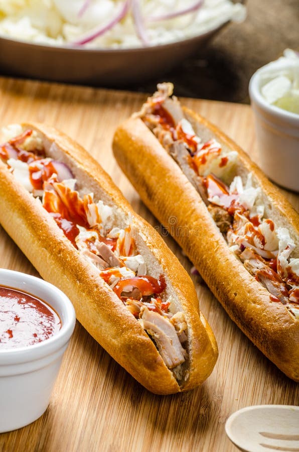 Pulled pork sandwich stock photo. Image of boil, appetizing - 46975294