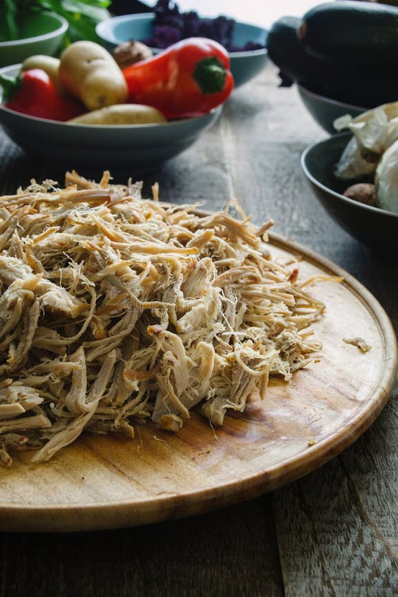 Pulled pork. stock photo. Image of meal, vertical, homemade - 67853396