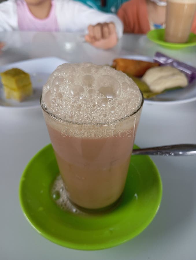 Pulled Tea at a Local Coffee Shop in Aceh-Indonesia Stock Image - Image ...