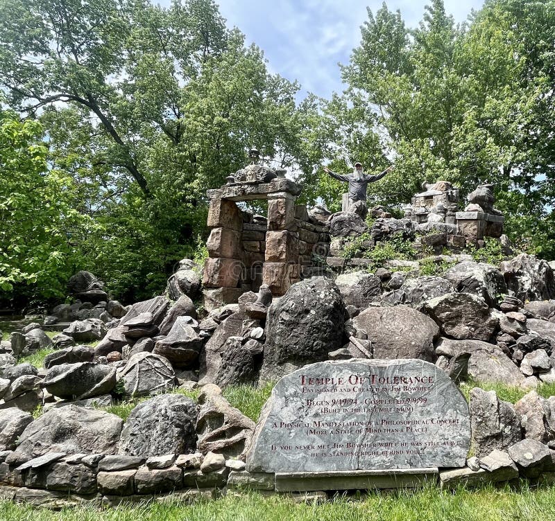 The Temple of Tolerance in Ohio Stock Photo - Image of temple, stone ...