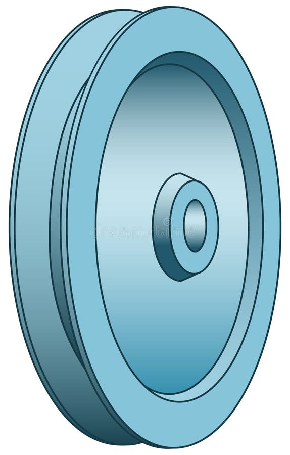 Pulley stock vector. Illustration of reel, gear, machinery - 59733409