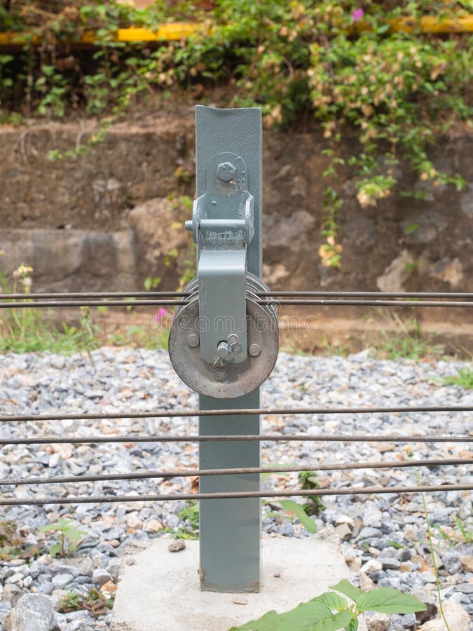 Pulley and wire stock photo. Image of wire, metal, transport - 54401104