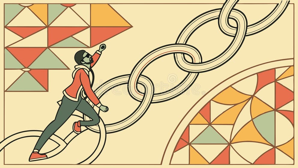 Pulling Chain Strength Stock Illustrations – 391 Pulling Chain Strength ...