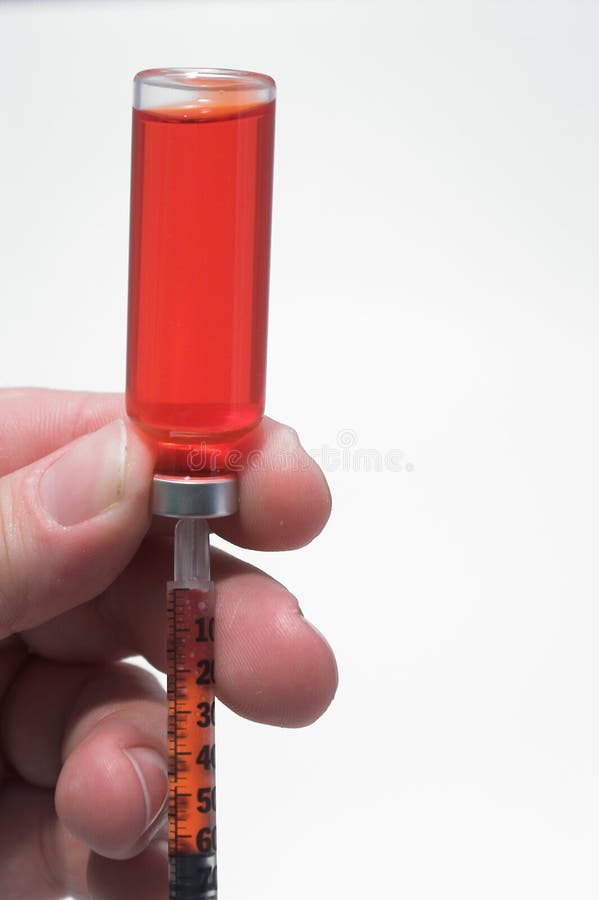 Pulling Medicine in a Syringe Stock Image - Image of caucasian, pulling ...