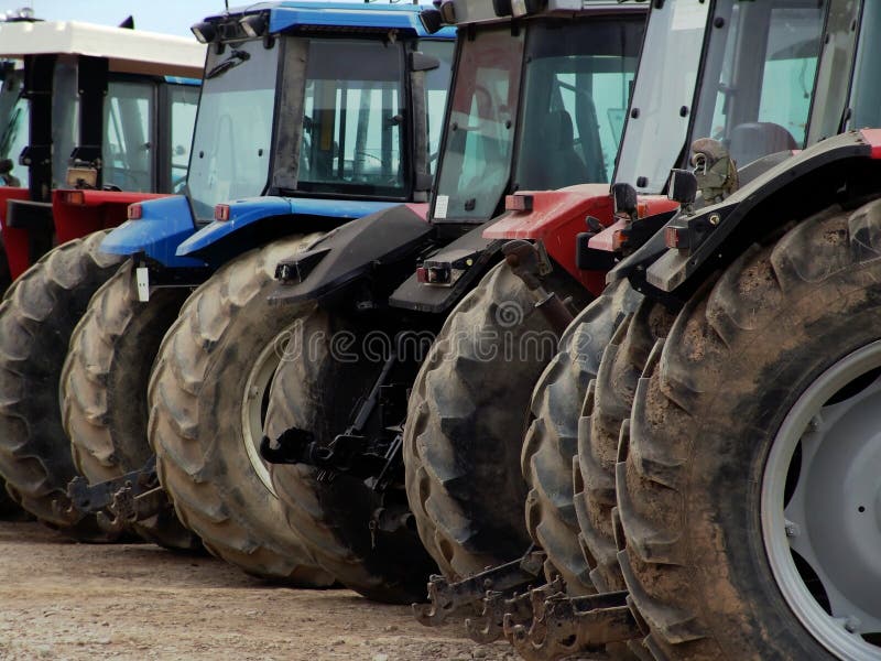 Pulling Power, Diesel Tractors Stock Image - Image of team, together ...