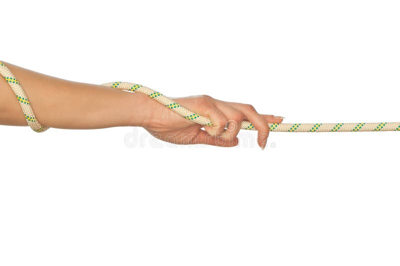 Pulling of a rope stock photo. Image of conflict, leadership - 15163268