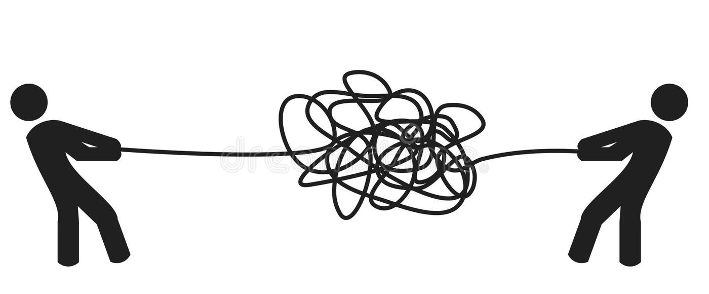 Two People Pulling Rope Stock Illustrations – 272 Two People Pulling ...