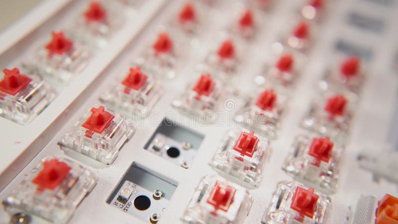 Pulling Switches Out of Keyboard Plate Stock Video - Video of ...