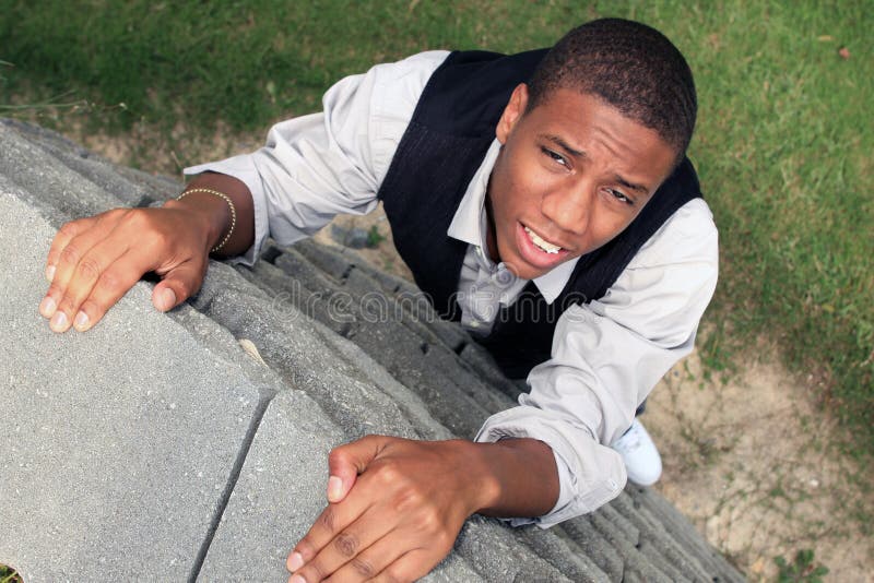 Pulling Up Wall Picture. Image: 6374928