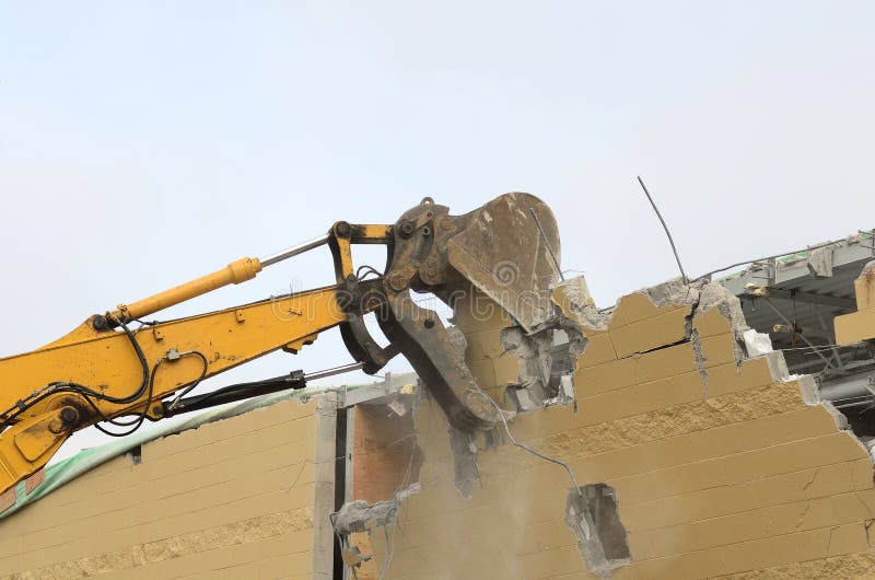 Pulling the Wall stock image. Image of jaws, clearing - 22672817