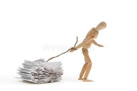 Pulling your weight stock image. Image of credit, human - 26389695