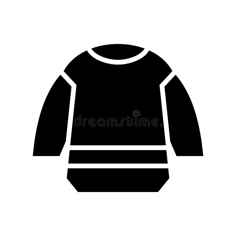 Pullover Icon, Simple Style Stock Vector - Illustration of collar, icon ...