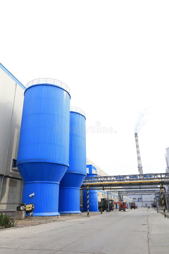 Pulp tower in a paper mill stock photo. Image of tank - 365693334