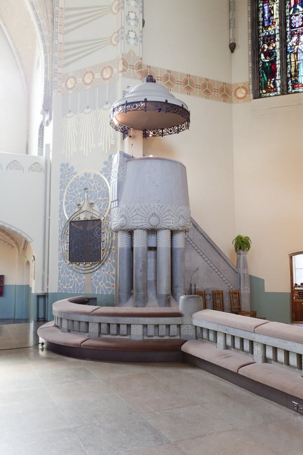 Pulpit of an Old Church stock photo. Image of historical - 14379748