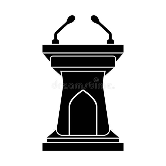 Pulpit Symbol Icon,logo Vector Illustration Design Template Stock ...