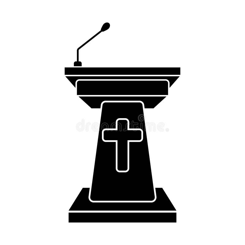 Pulpit Symbol Icon,logo Vector Illustration Design Template Stock ...