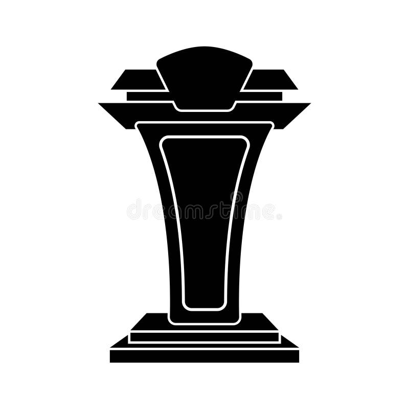 Pulpit Symbol Icon,logo Vector Illustration Design Template Stock ...