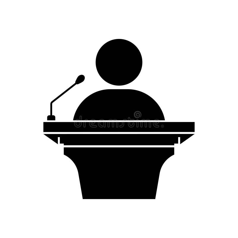 Pulpit Symbol Icon,logo Vector Illustration Design Template Stock ...