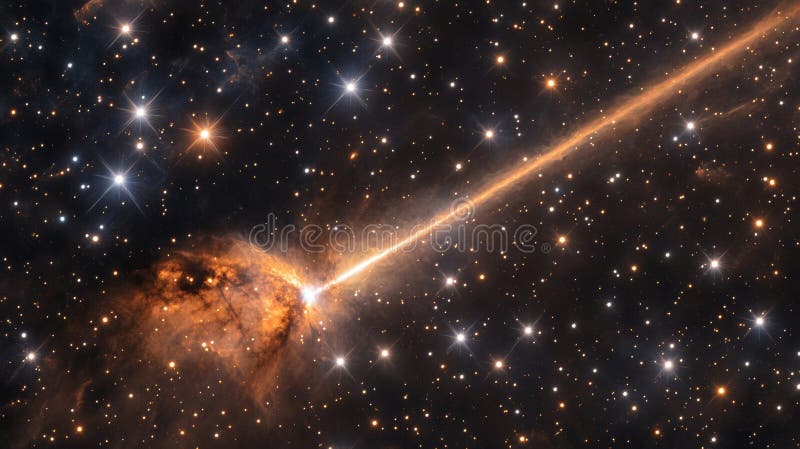 Pulsar Emitting Light Beam in Outer Space Surrounded by a Dense Star ...
